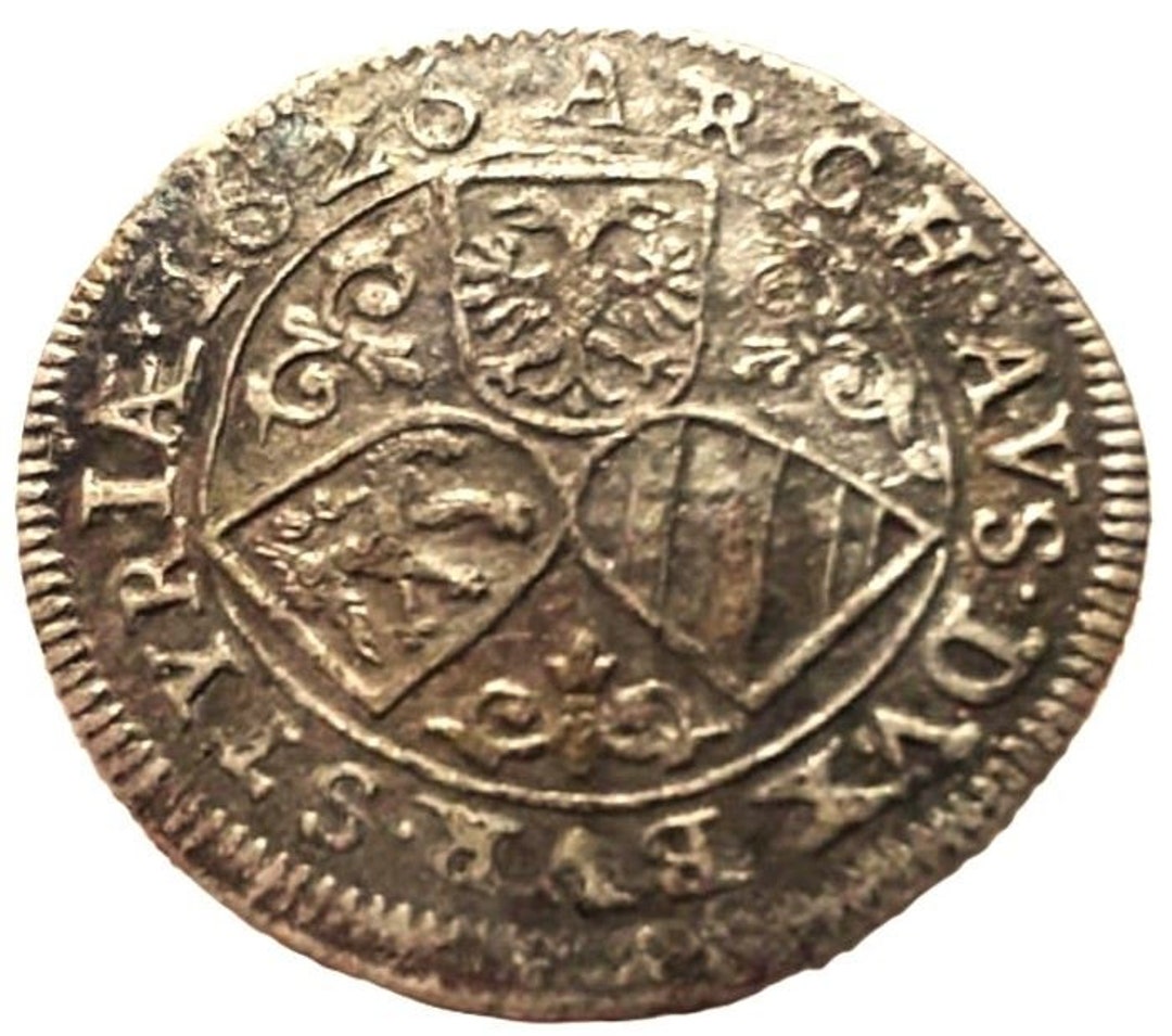 AUSTRIA, 1626, SILVER, Very Rare Grade Empire, 3 Kreuzer Graz Mint ...