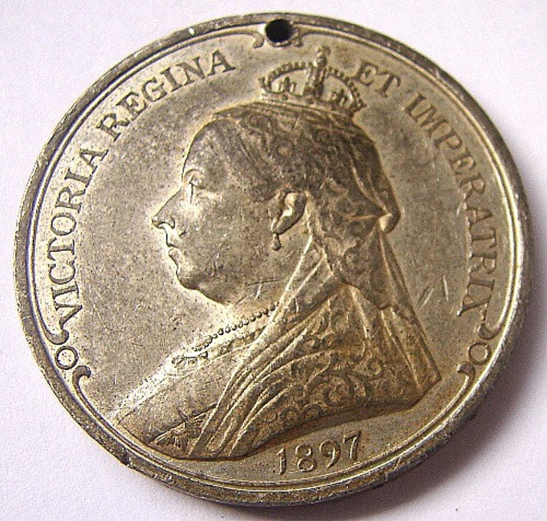 1897 VICTORIA REGINA Et IMPERATRIX Diamond Jubilee Crowned - Etsy