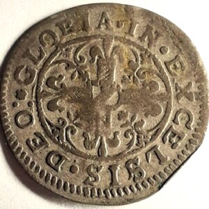 GERMANY, 17th C, SILVER, STRASBOURG, 2 1/2 Groshen (semissis), Rare ...