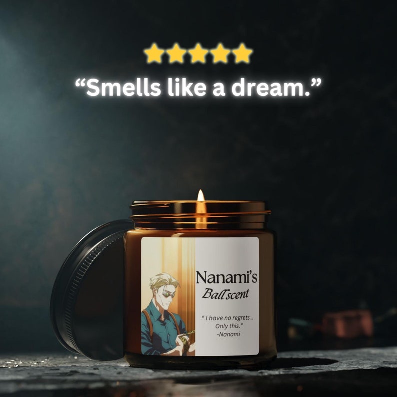Nanami Kento Ball Scent, Nanami Jjk Scented Candles, Funny Anime Gift ...