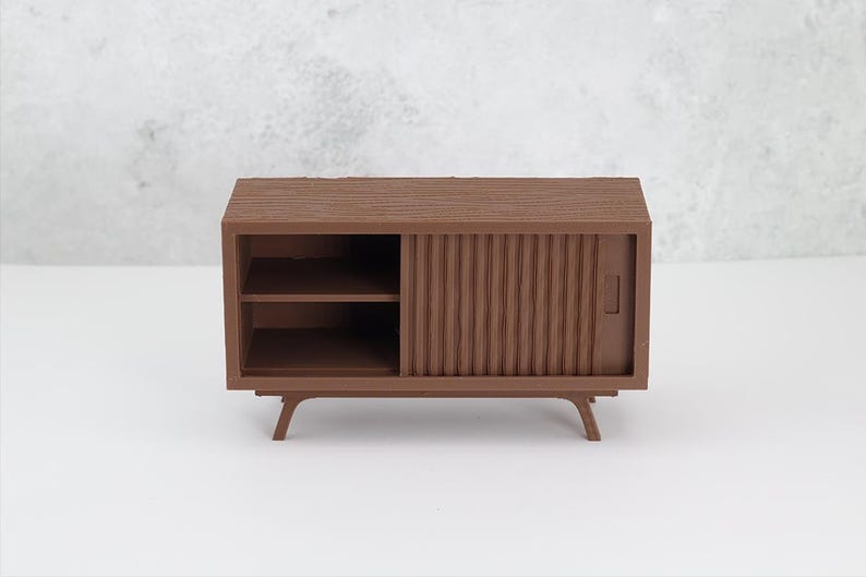 Mini Mid-century Credenza (1:12 Scale) - Etsy