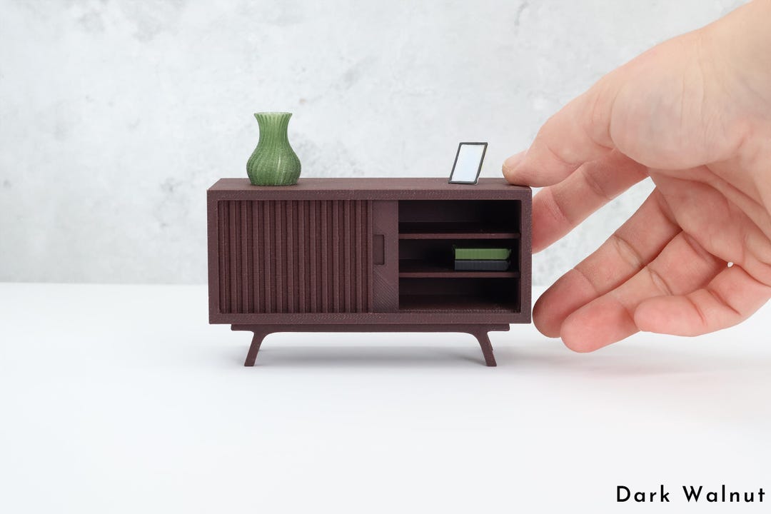 Mini Mid-century Credenza (1:12 Scale) - Etsy