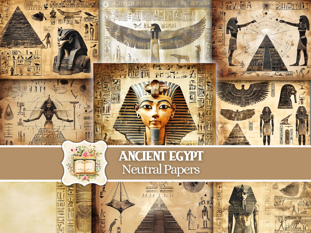 Ancient Egypt Journal Kit Vintage Travel Junk Journal Pages Printable ...