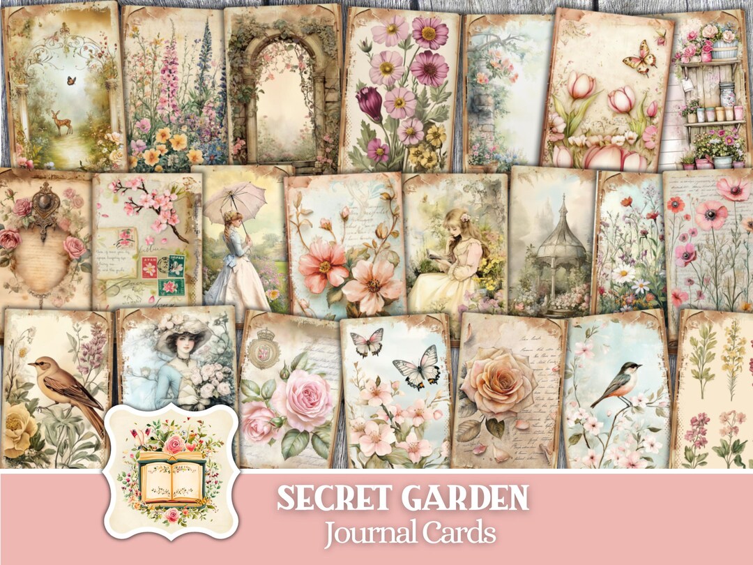 Secret Garden Junk Journal, Garden Junk Journal, Junk Journal ...
