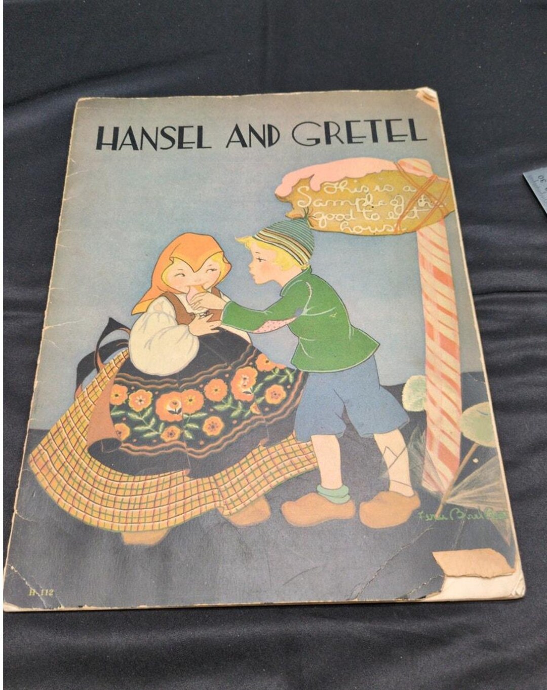 1932 Hansel Gretel Bros Grimm Retold Hardy Bradbury Fairy Tale Ephemera ...