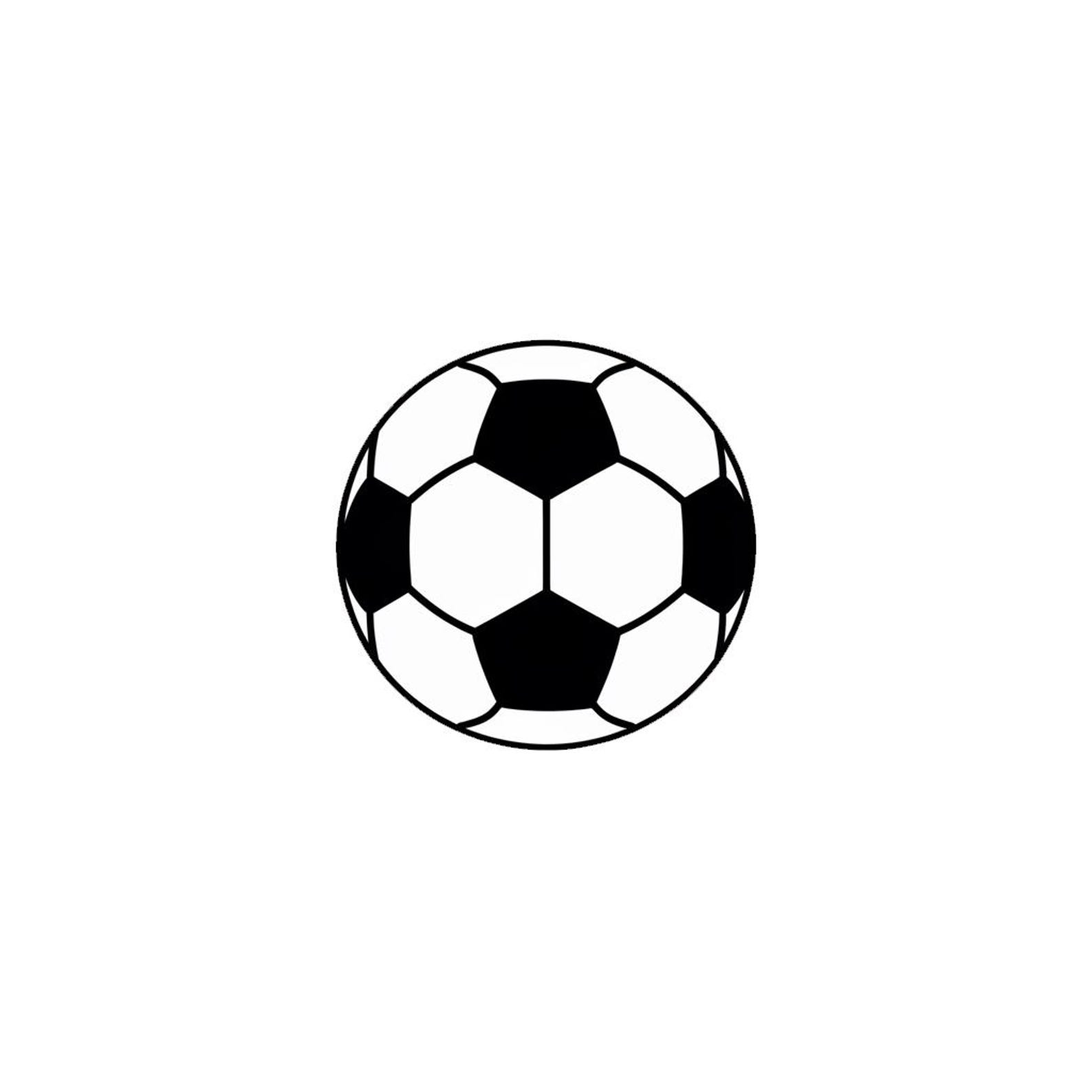 Soccer Ball Digital Wall Art, Minimalist Football Print, Sport Decor ...