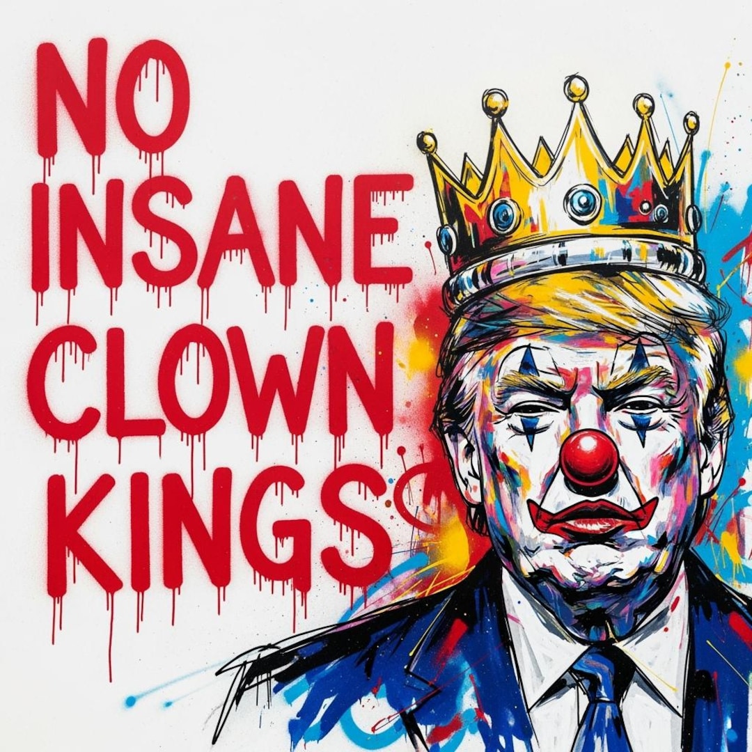 Insane Clown Kings Poster, Digital Wall Art,political Art, Satire Art ...
