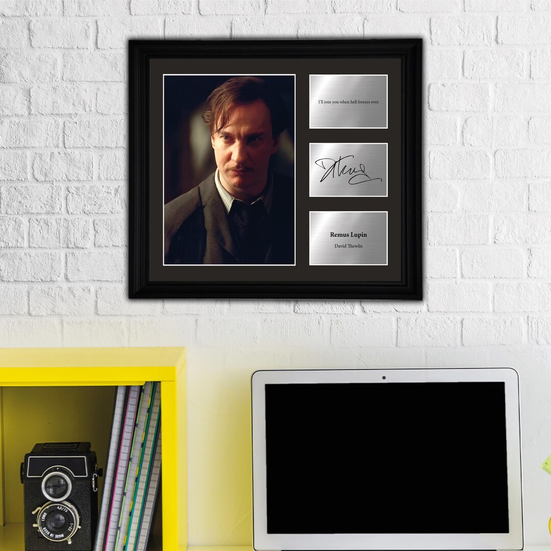 Remus Lupin David Thewlis Framed Movie Character Print With Copy Signed ...