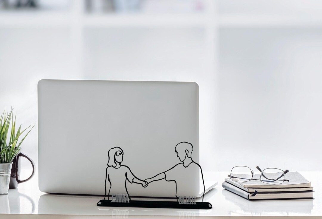 Personalized Couple Handshake 3D Print Decor | Romantic Custom Gift for ...