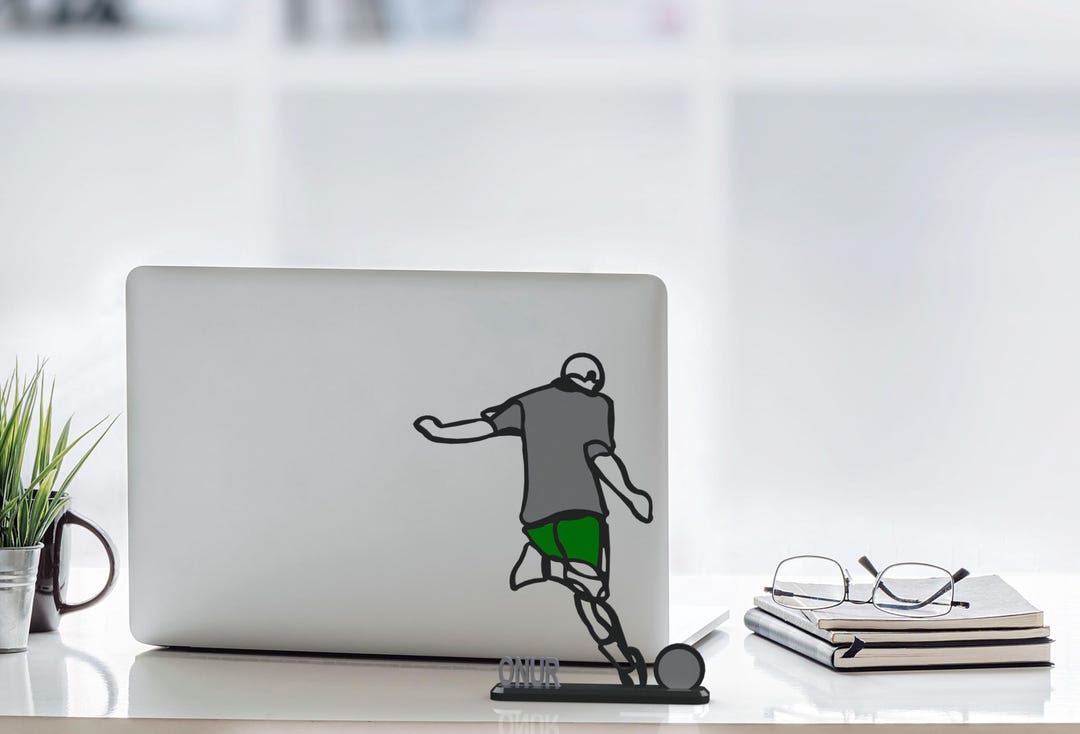 Personalized Soccer Player 3D Print Table Decor, Custom Football Shelf ...