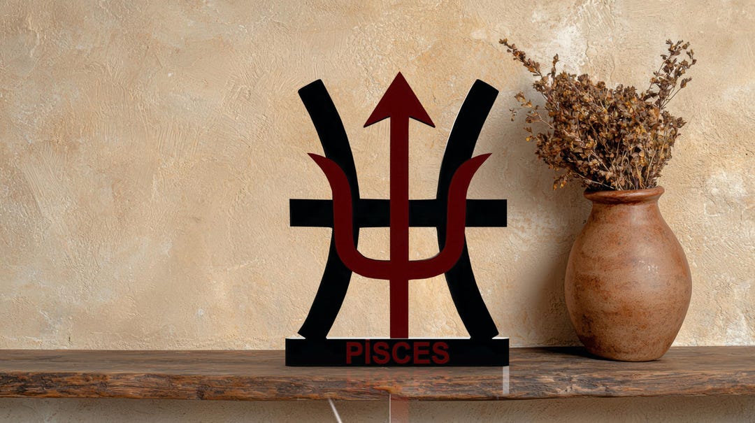 Pisces Archetype Manifest Energy Sculpture Personalized Zodiac Art ...
