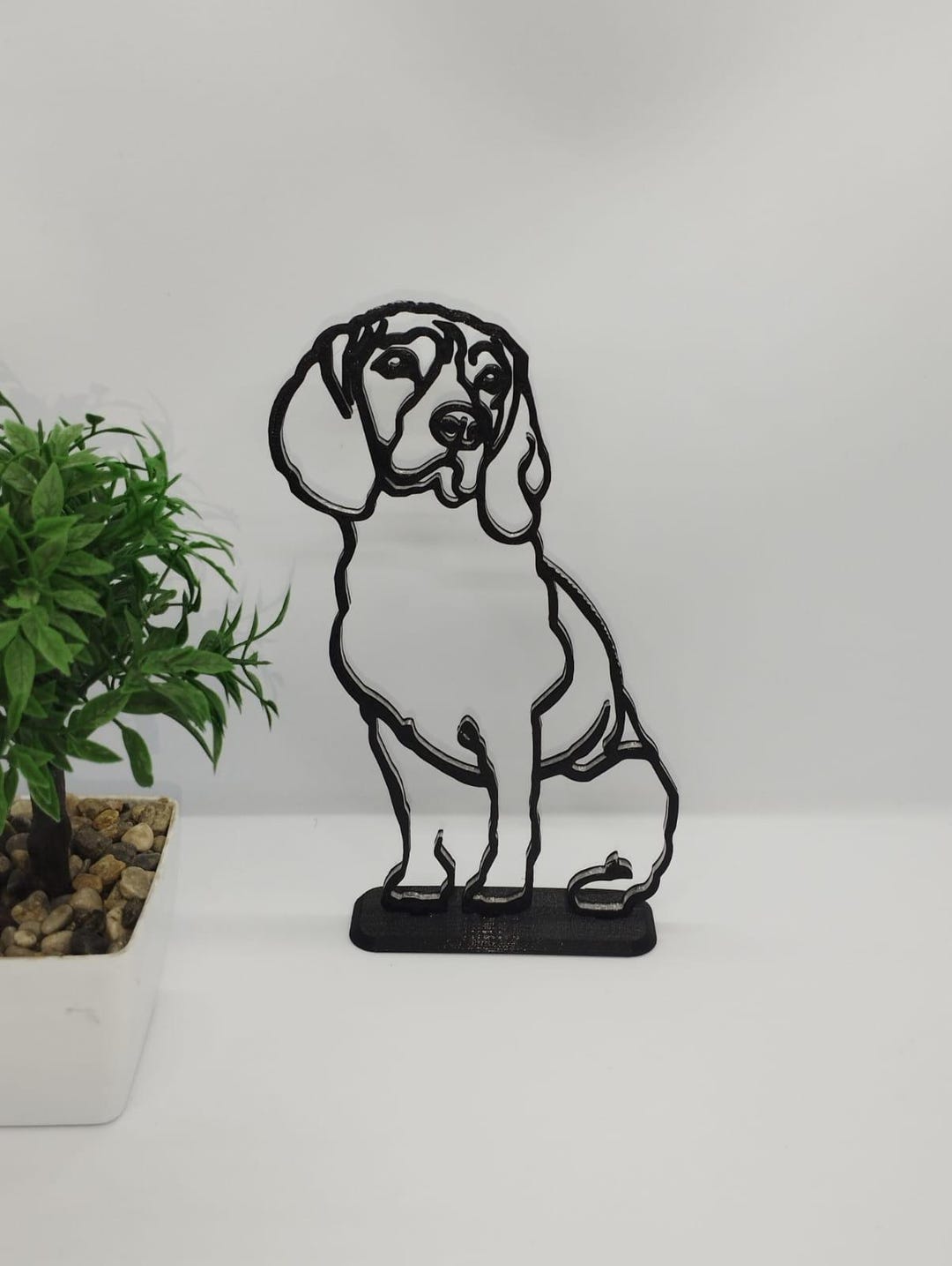 Personalized Cute Dog 3D Print Table Decor, Dog Lover Gift, Dog Mom ...