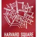 Harvard Square, Cambridge Street Map - Poster, Acrylic, Framed, and ...