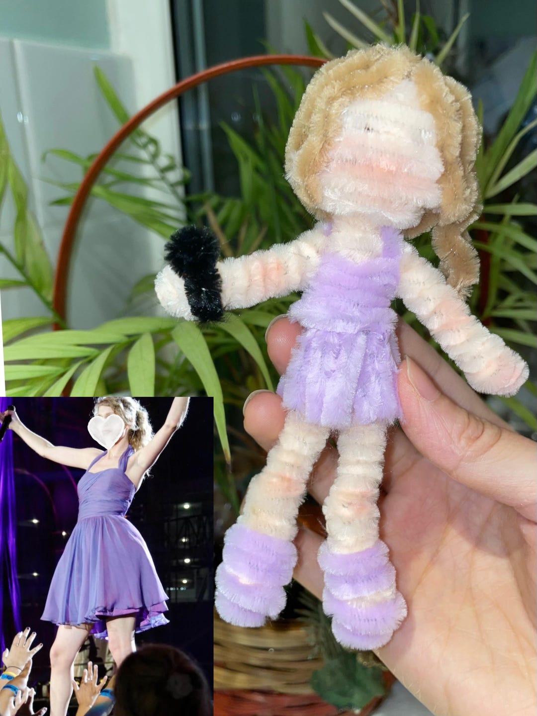 Customizable Poseable Pipe Cleaner Doll Handmade Mini Figure ...