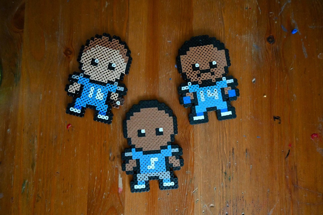 Detroit Lions Football NFL Players Perler Bead Fan Art Goff St. Brown ...