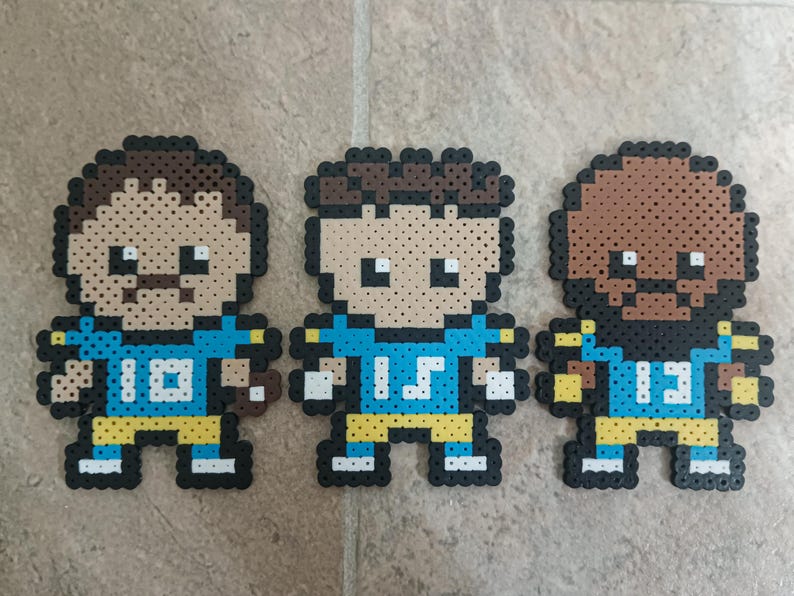 NFL Perler Beads Los Angeles Chargers Team Bundle - Herbert, Mcconkey ...