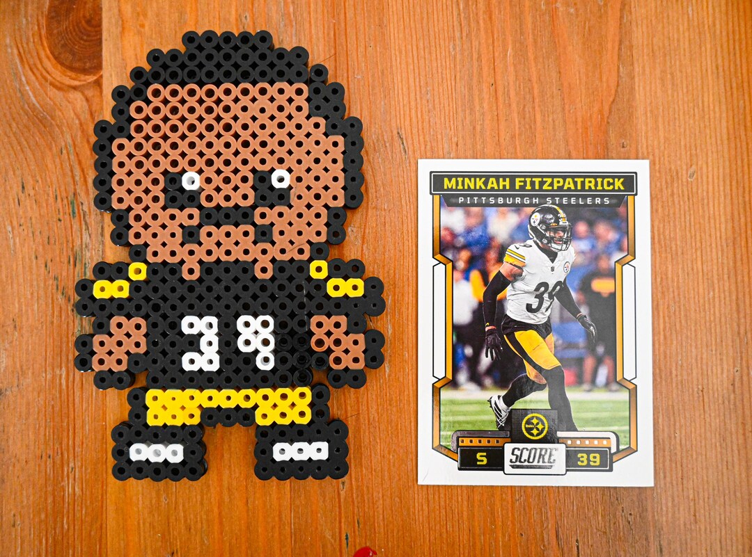 NFL Football Card and Perler Bead Character Bundle Minkah Fitzpatrick ...
