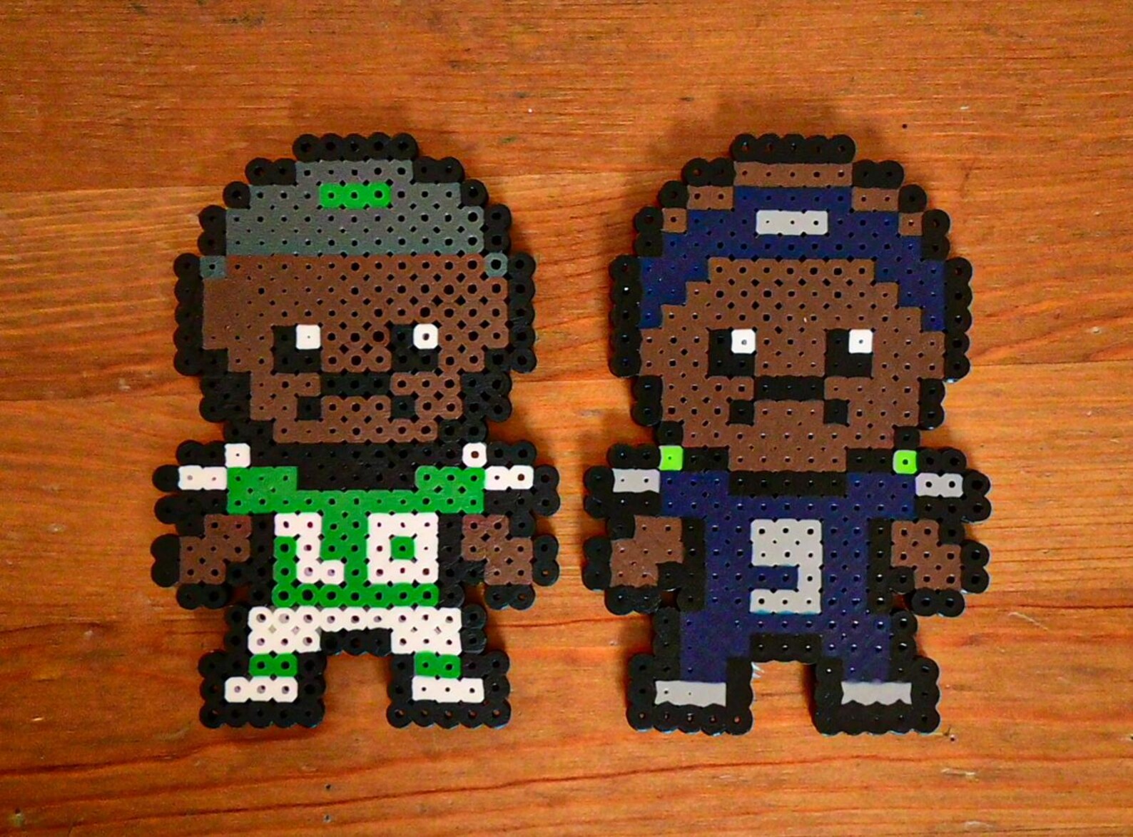 Football Perler Beads NFL Running Back Bundle - Mccaffrey, Gibbs ...