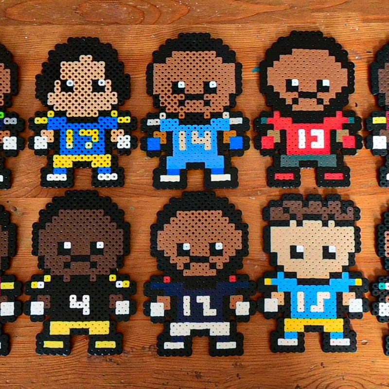 Nfl Perler Beads - Etsy