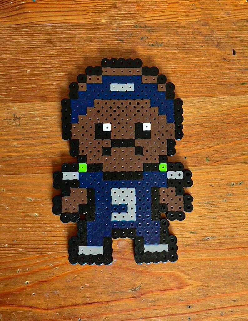 Football Perler Beads NFL Running Back Bundle - Mccaffrey, Gibbs ...