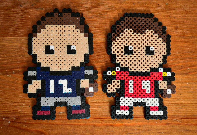 Football Perler Beads NFL Former Quarterback Pack - Brady, Montana ...