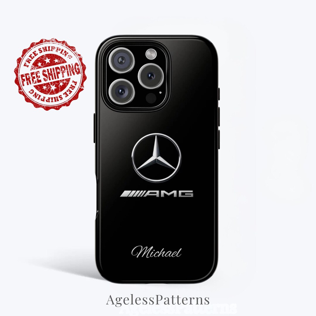 Custom Name Mercedes AMG Inspired Design Phone Case, Personalized ...
