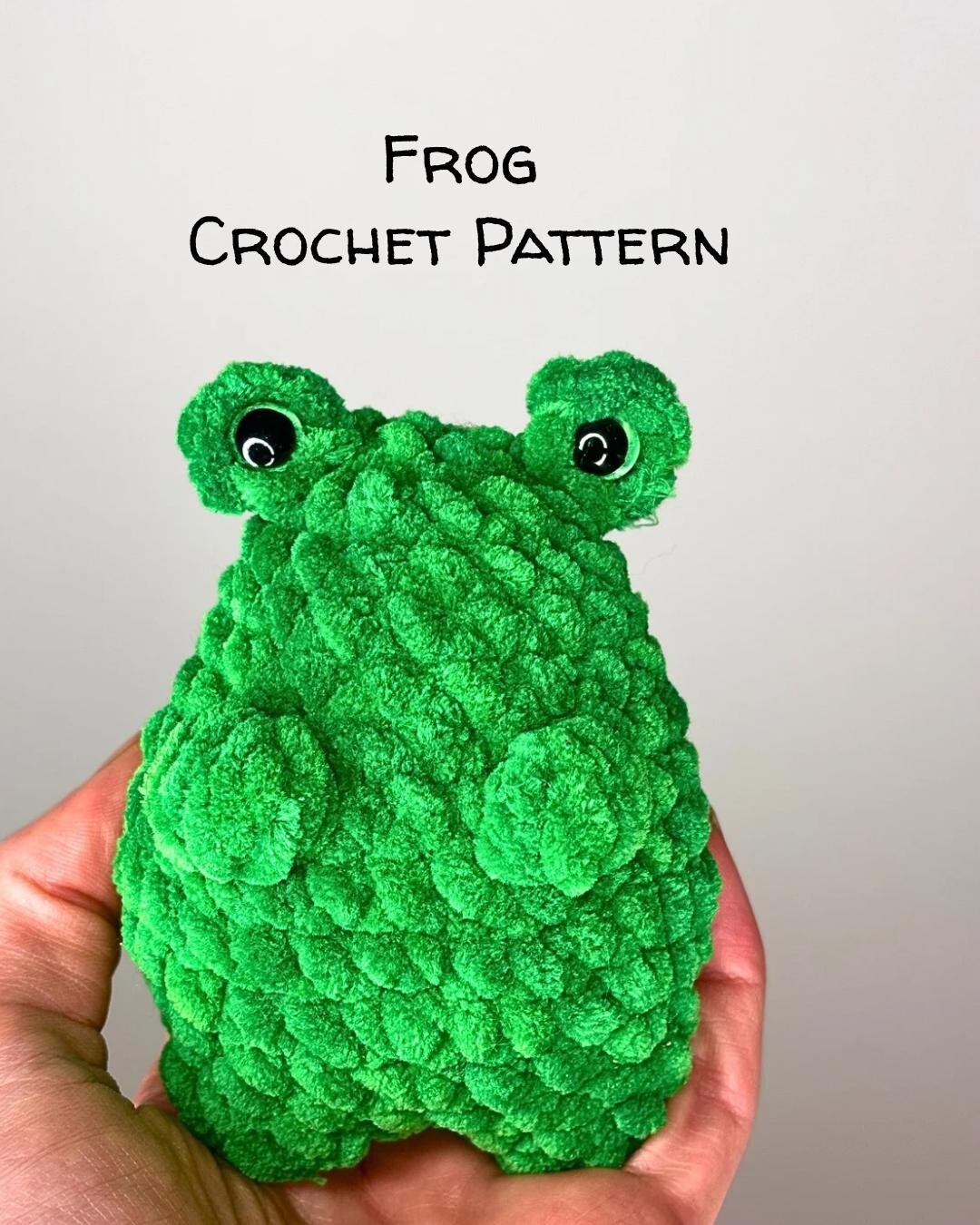 Mini Frog Crochet Pattern – Easy Amigurumi Frog Toy (PDF) - Etsy