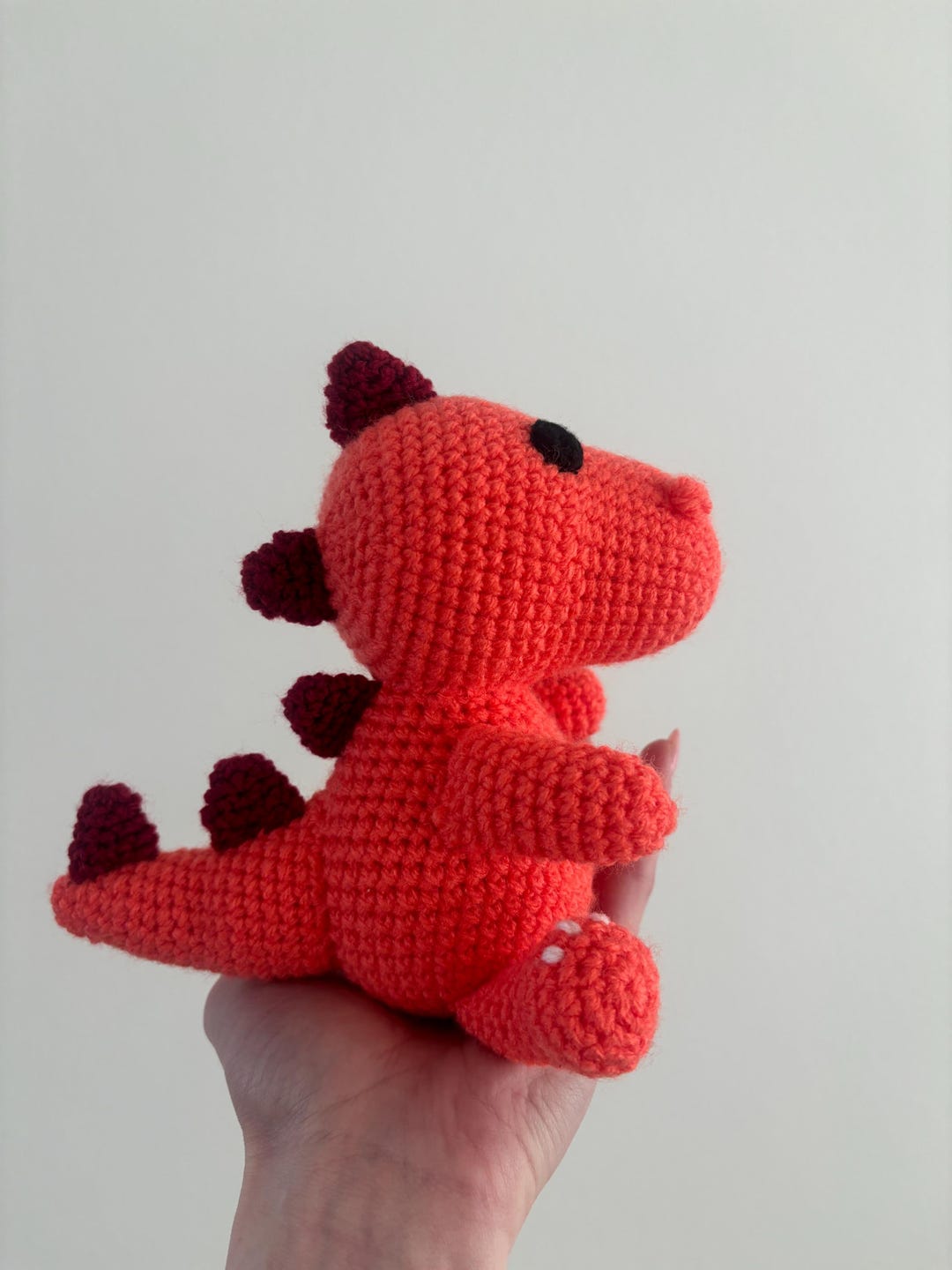 Easy T-rex Amigurumi Crochet Pattern: Beginner Friendly (PDF) - Etsy