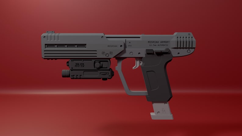 Halo M6C/SOCOM Magnum 3D Stl File - Etsy Australia