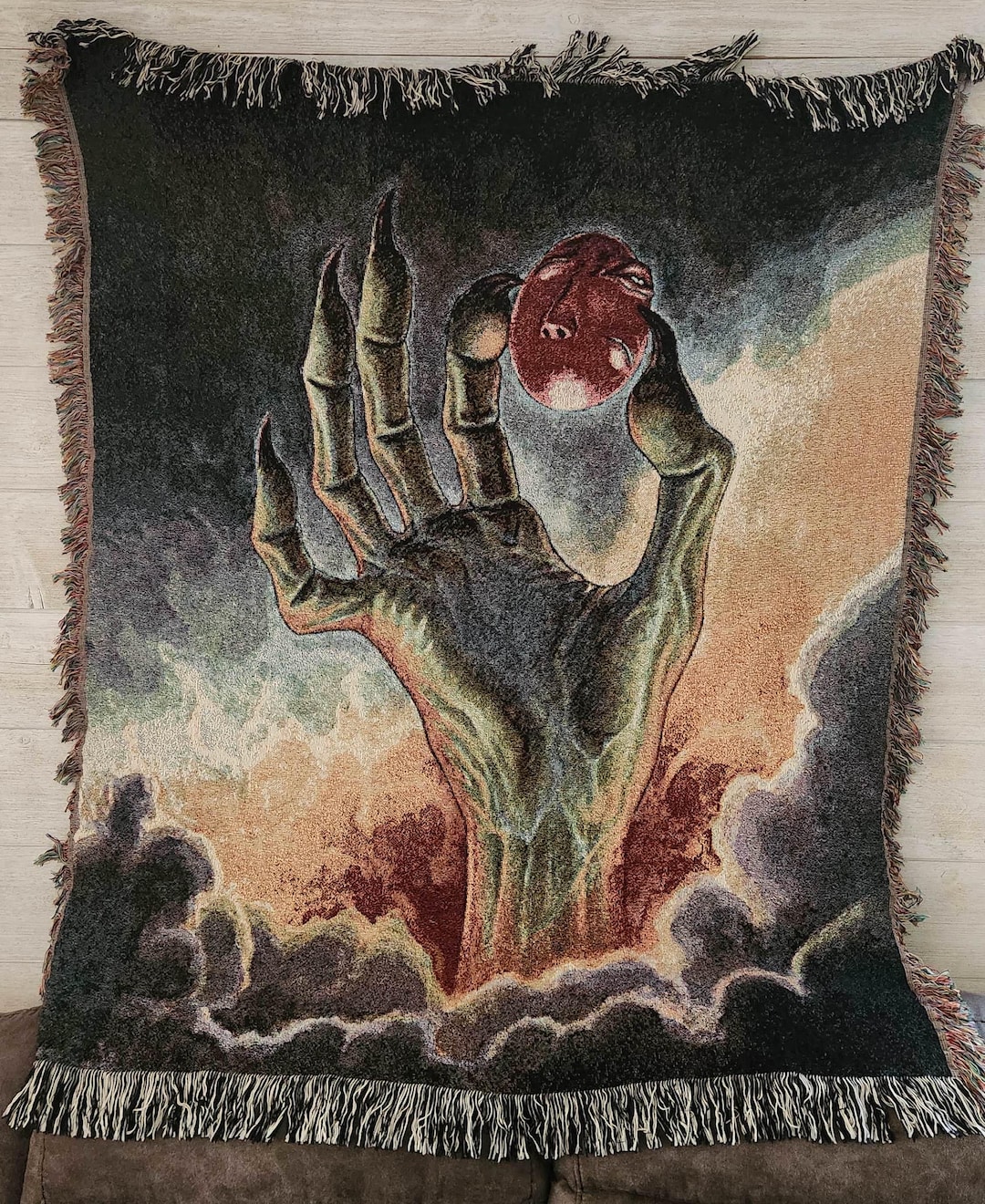 Berserk Behelit Woven Blanket: Kentaro Miura Art Tapestry - Etsy