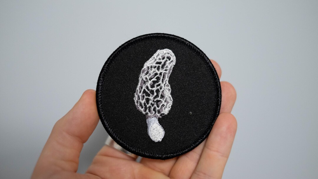 Embroidered Morel Mushroom Patch: Iron-on or Sew-on DIY - Etsy