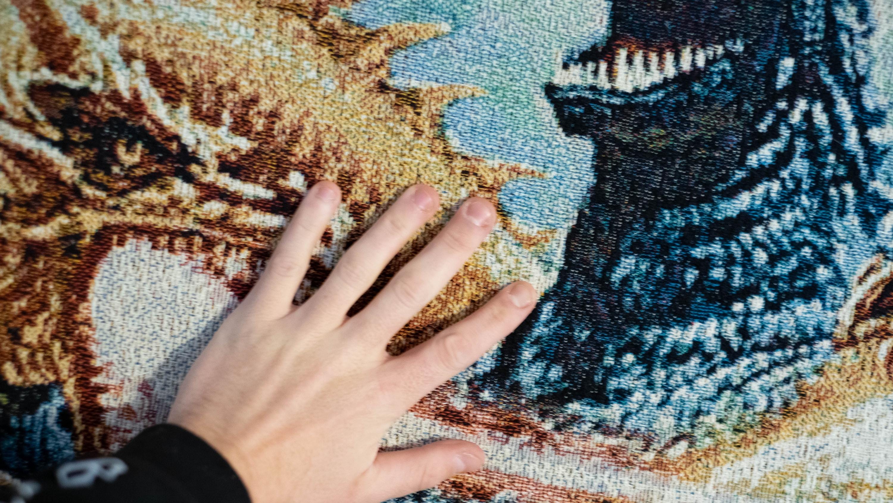 Godzilla Vs King Ghidorah Woven Tapestry: Noriyoshi Ohrai Kaiju Art - Etsy
