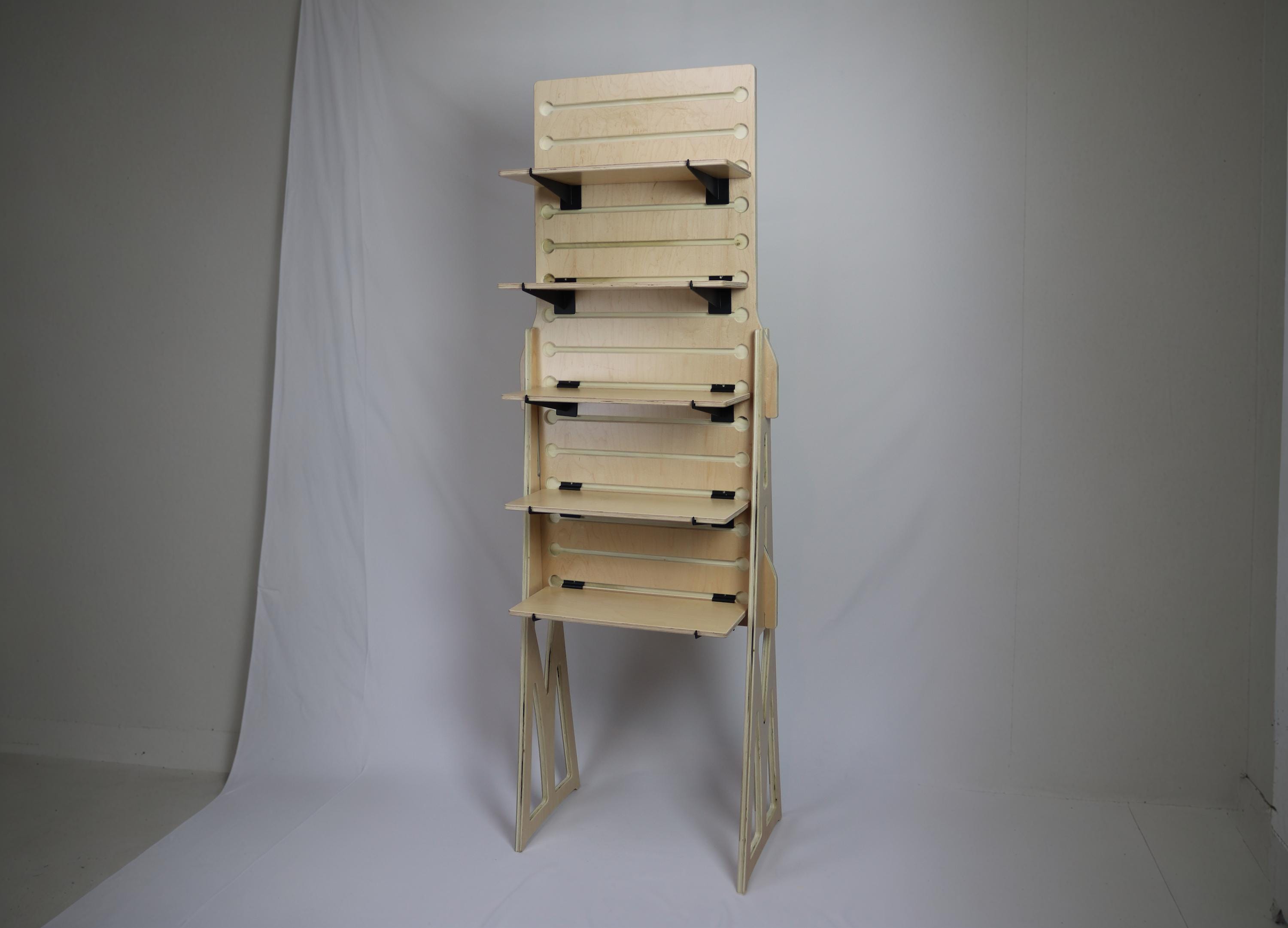 High Quality Plywood Stand - Complete Freestanding Interlocking ...