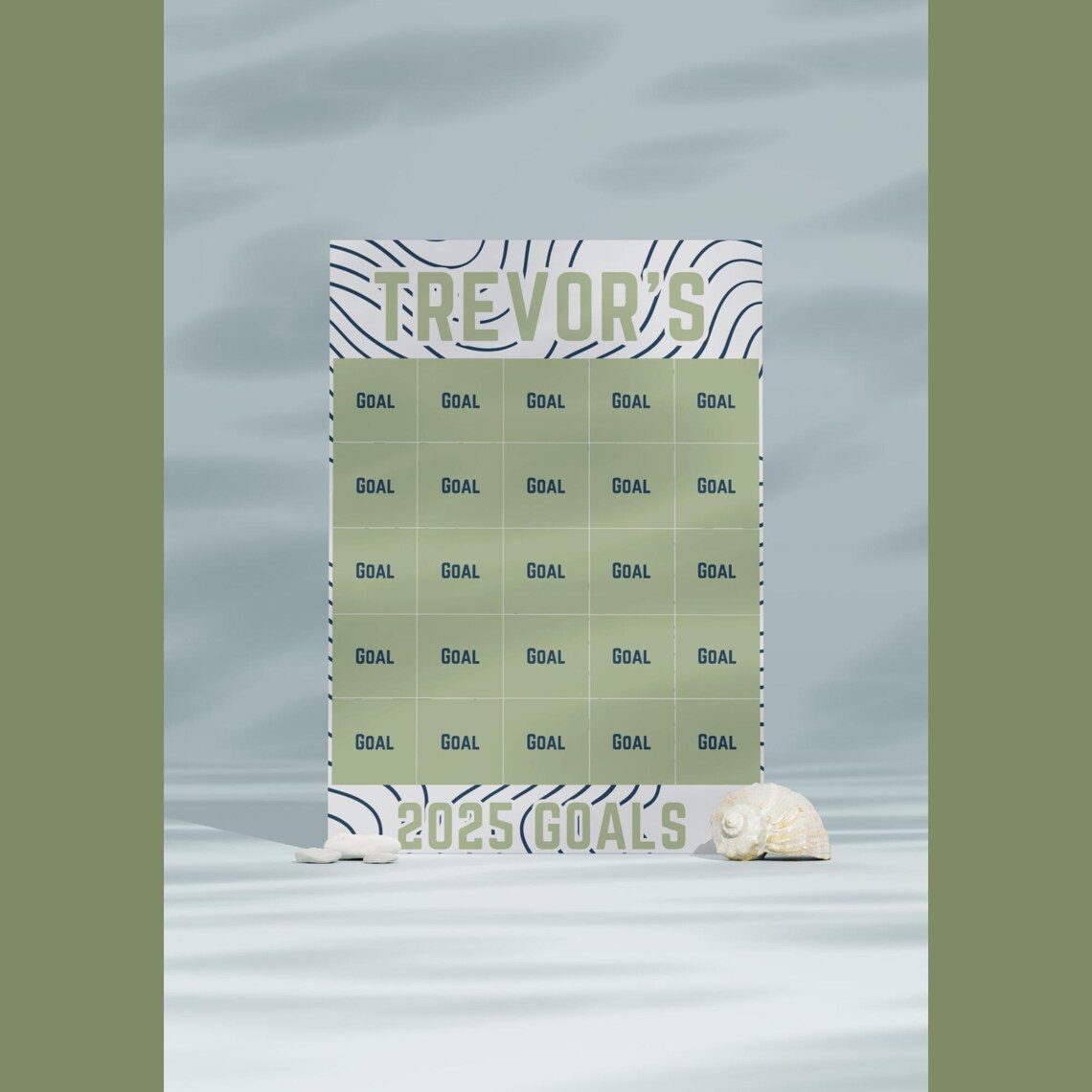 Editable New Year’s Resolution Bingo Card - Retro Style - Digital ...