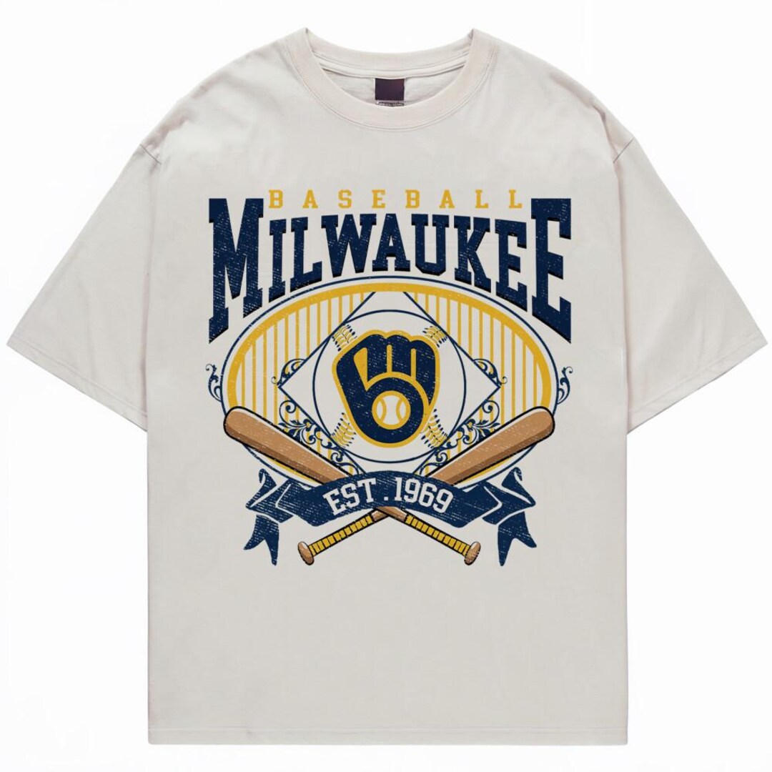 Milwaukee Vintage 90s Baseball Shirt, Milwaukee Baseball Team Retro ...