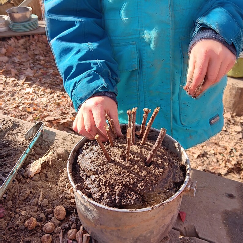 Mud Kitchen Starter Kit: Curated Pots, Pans, Tools, and Utensils for ...