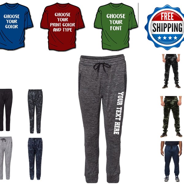 Custom Joggers - Etsy