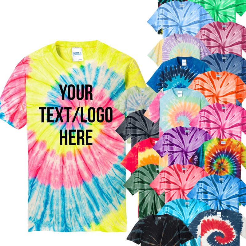 Blue Tie Dye Shirt - Etsy