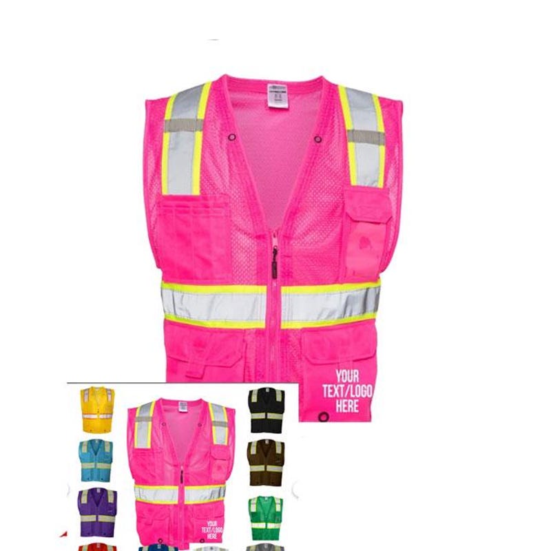 Custom Mesh Safety Vest - Etsy