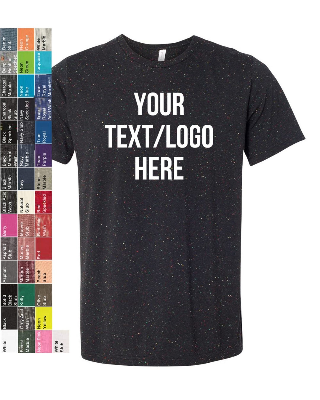 Custom Made Bella + Canvas - Unisex Texture Short Sleeve Tee - 3650 ...