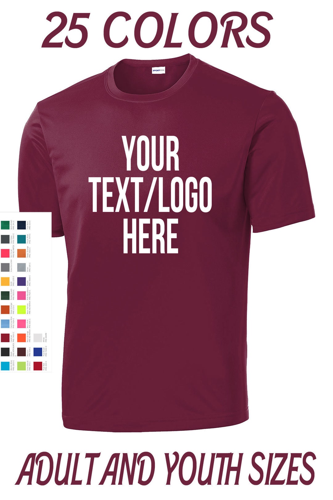 Custom Sport-tek® Posicharge® Competitor™ Tee Adult and Youth ST350 ...