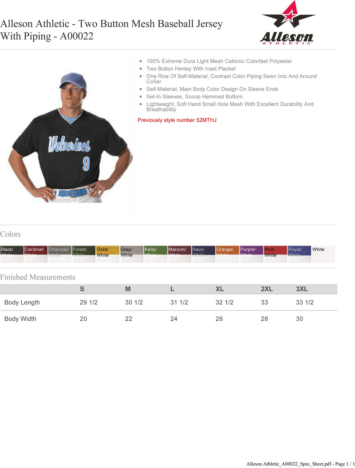 Custom Alleson Athletic two Button Mesh Baseball Jersey With - Etsy