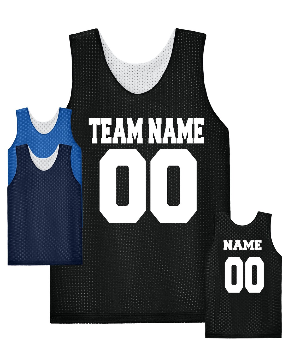 A4NF1270 A4 Sprint Reversible Mesh Tank Customized With Text or Logo - Etsy