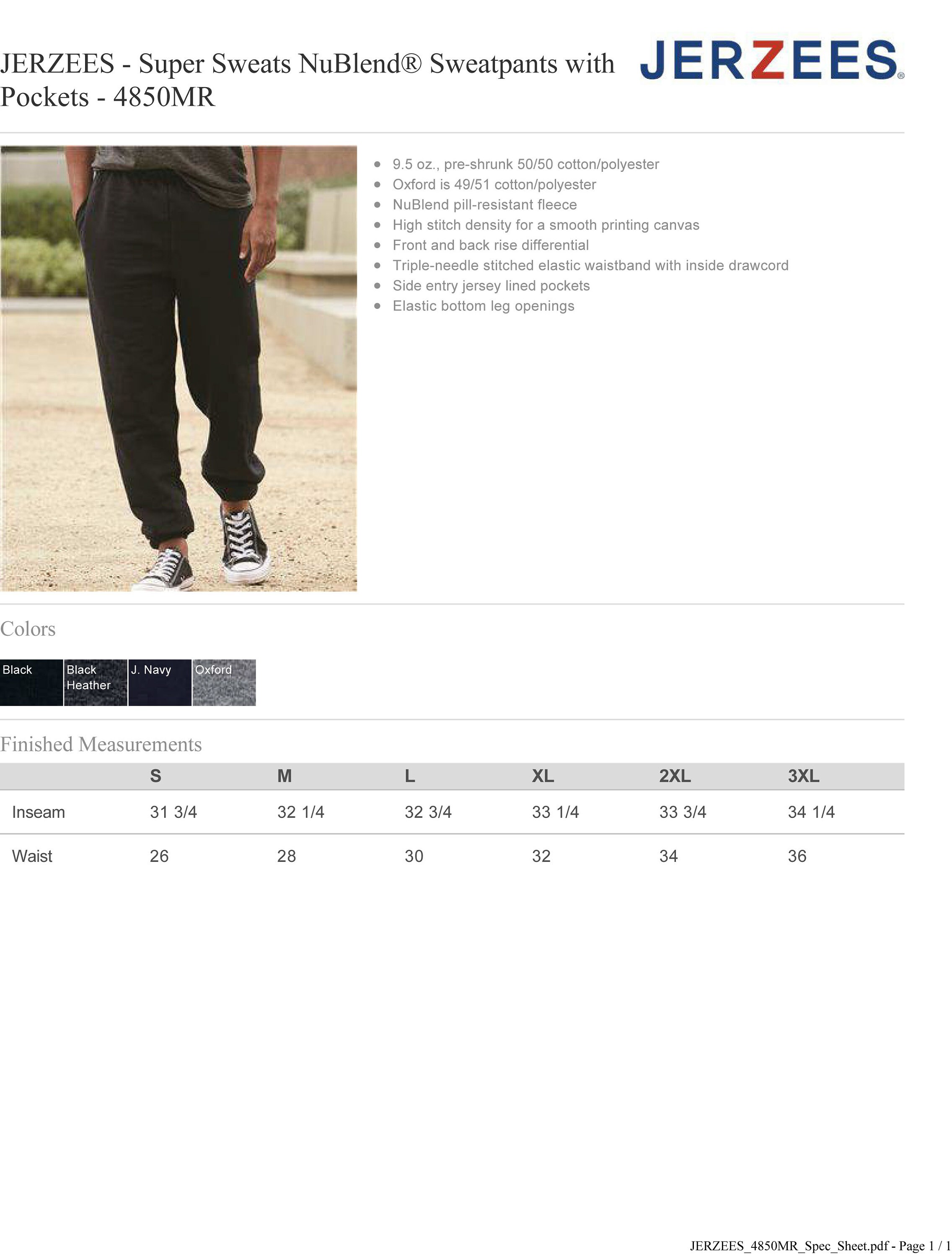 Custom Made Jerzees SUPER SWEATS Sweatpants With Pockets | Etsy