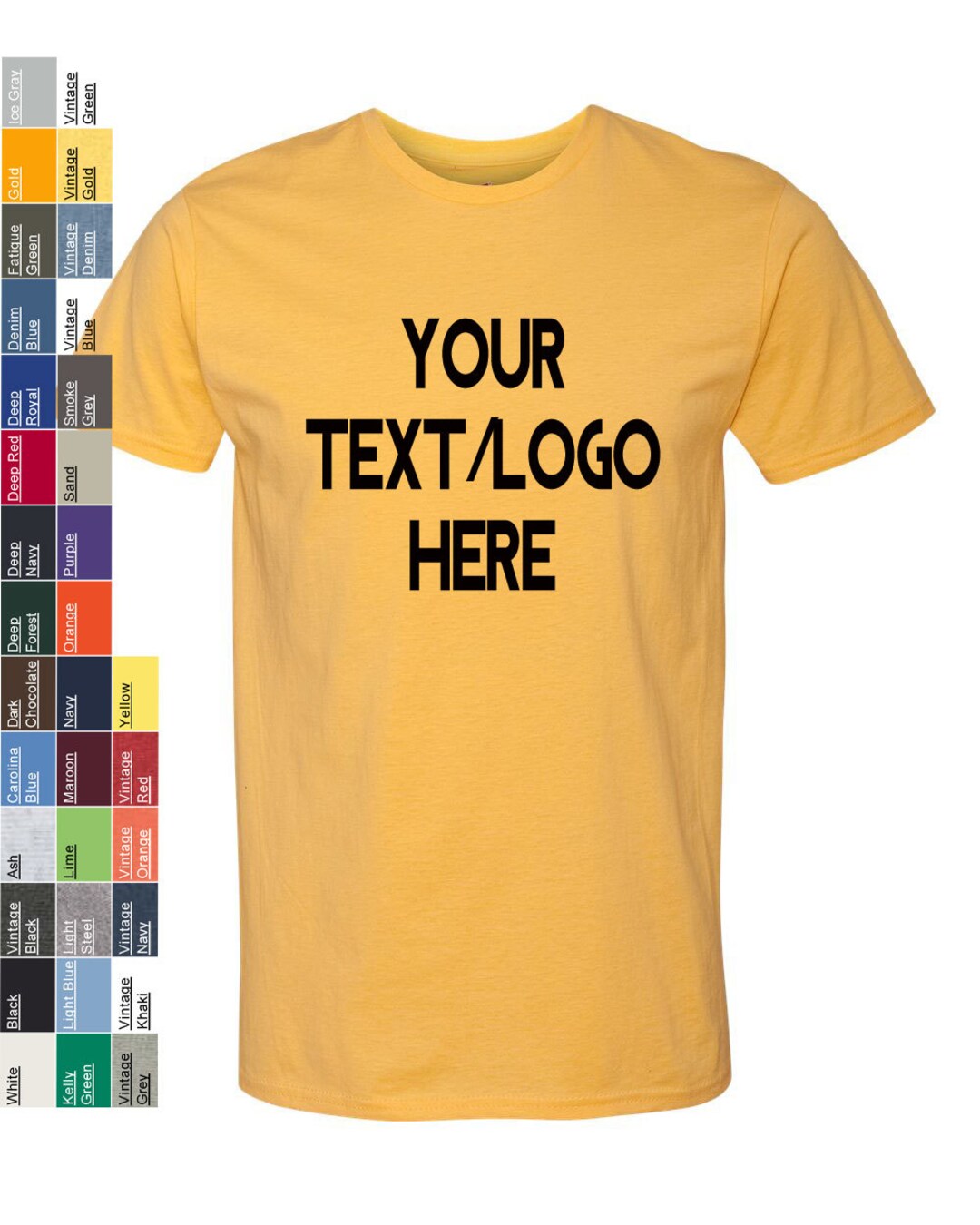 Custom Hanes Nano-t T-shirt: Vinyl or Glitter Print 4980 - Etsy