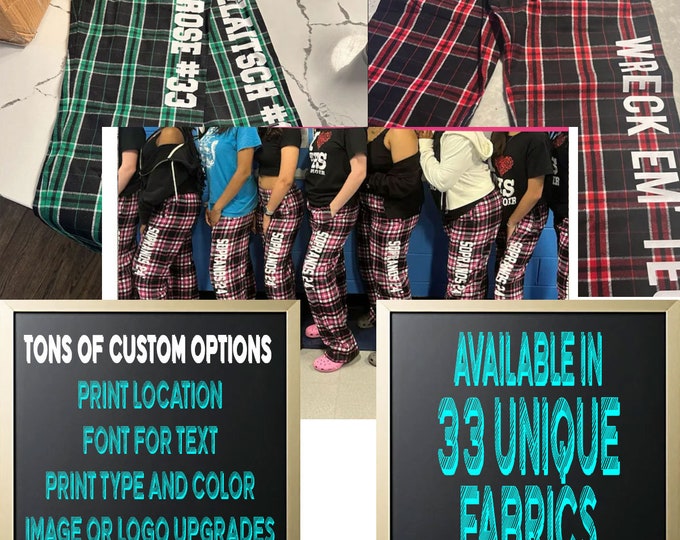 Christmas Pjs for Couple His Hers T Shirts Matching Flannel Pajamas ...