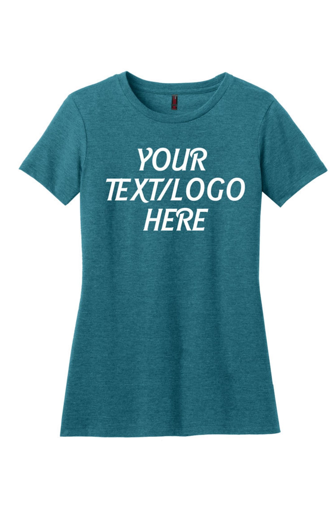 District Made® Ladies Perfect Blend® Crew Tee DM108 Custom District ...