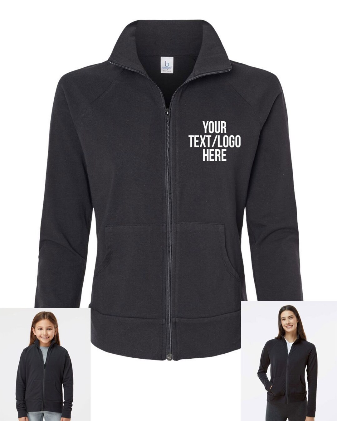 Custom Personalized Women's or Girls' Practice Jacket With Vinyl or ...