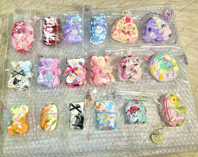 OOAK Taba Squishy | Unique Oil Paint Style Color | Handmade Squeeze Toy ...