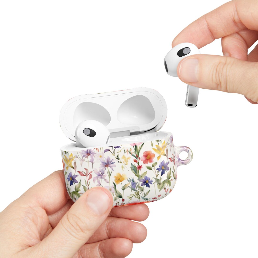 Floral AirPod Cases - Cute Wireless Earbud Cover, Spring Gift, Trendy ...